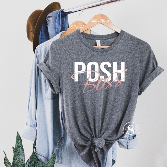SellersMerch | Tops | Posh Boss Crew Neck Graphic Tee Shirt | Poshmark